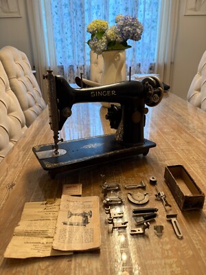 Singer Vintage Model 66 (1927) sewing machine Untested | eBay