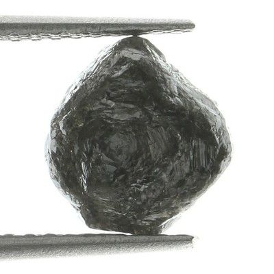 Raw Grey Silver Color Raw Natural Loose Rough Raw Diamond With 2.52 ...