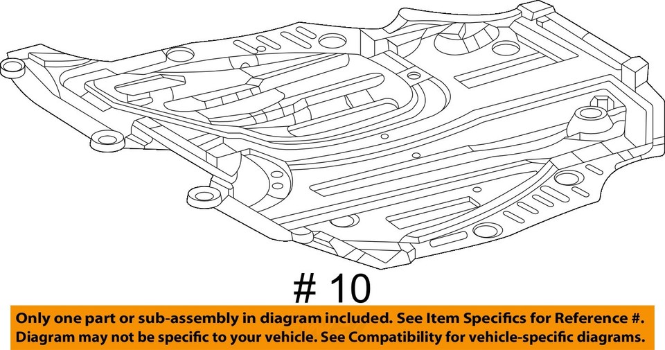 TOYOTA OEM 21-25 Sienna Radiator Support Radiator Support-Under Cover ...