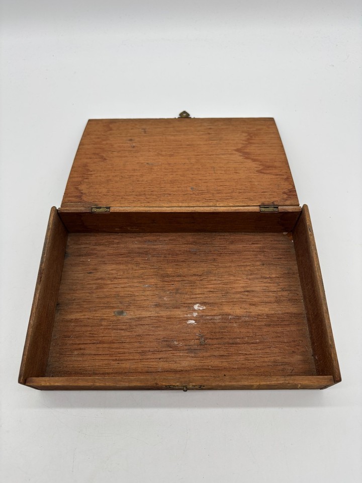 Vintage Empty Wooden Presentation Boxes Hinged Trunk Lot of 2 - C88 ...