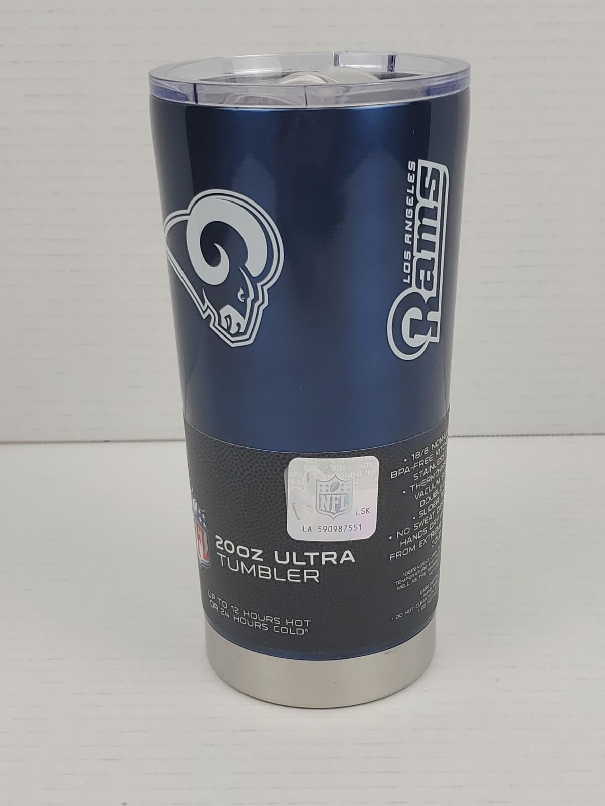 Los Angeles Rams Ultra Navy/White 20oz Travel Tumbler NFL - New | eBay