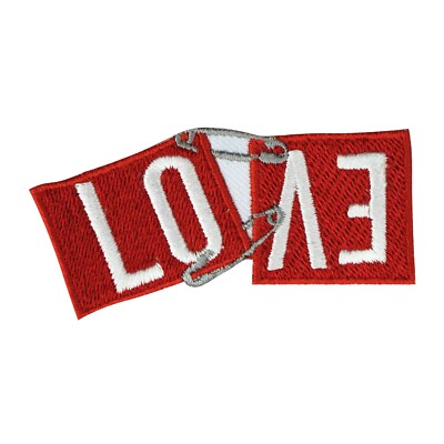 Love patch Red awareness patch lover patch Embroidered Iron on Patch | eBay