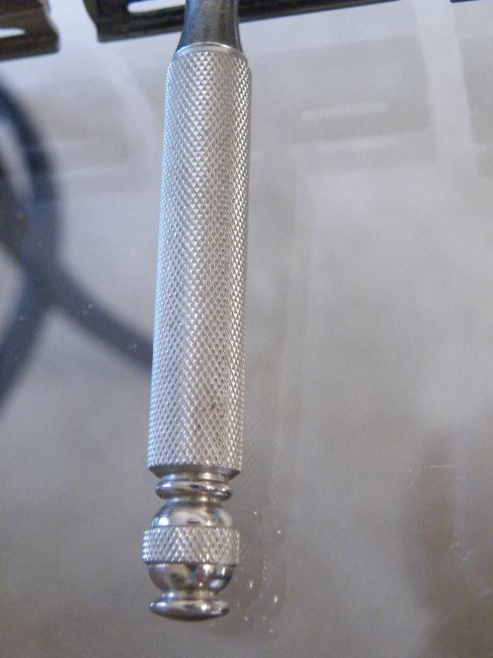 3 Vintage Gillette Double Edge Safety Razor - Fat Handle, G Ball, Mini ...