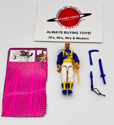 1992 Dojo w/ File Card Complete GI Joe Ninja Force Figure | eBay