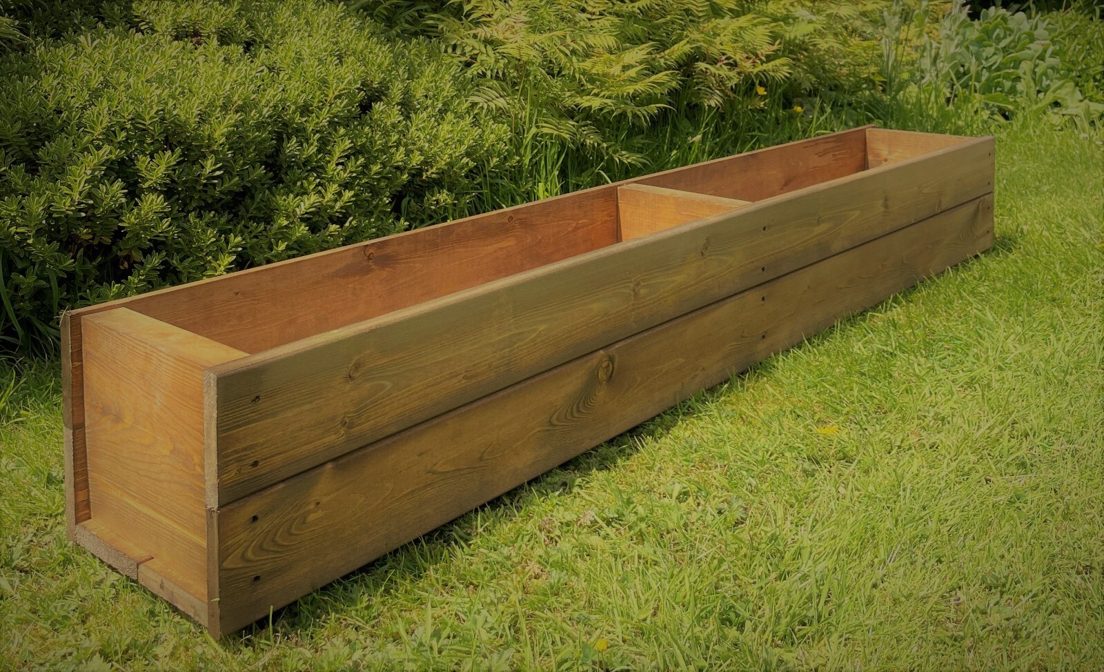 Wooden Planter 5ft Extra Large Long Timber Garden Flower Trough Plant ...