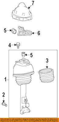 MERCEDES OEM 10-17 C250 Struts Components-Upper Mount Bolt 0029904503 ...
