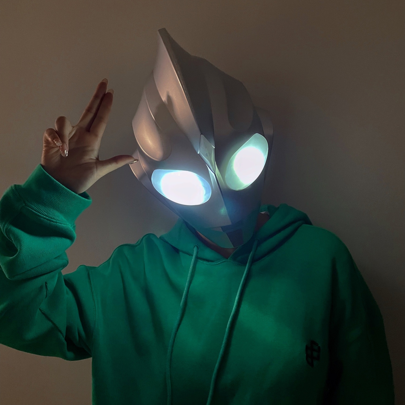 Ultraman Tiga LED Masks Cosplay Full Face Mask Headgear Kids Adult ...