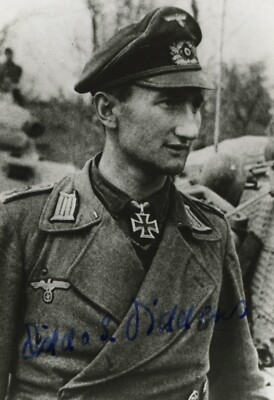 Diddo Diddens-Vintage Signed Photograph (Hauptmann Wehrmacht) | eBay