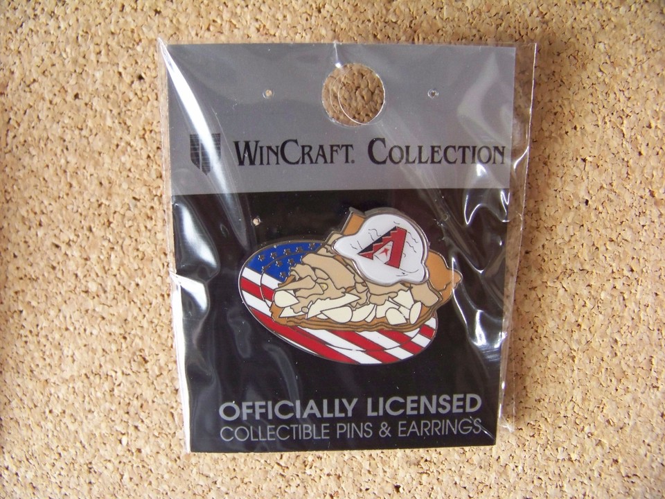 Arizona Diamondbacks A logo Apple Pie ala mode on American Flag lapel ...