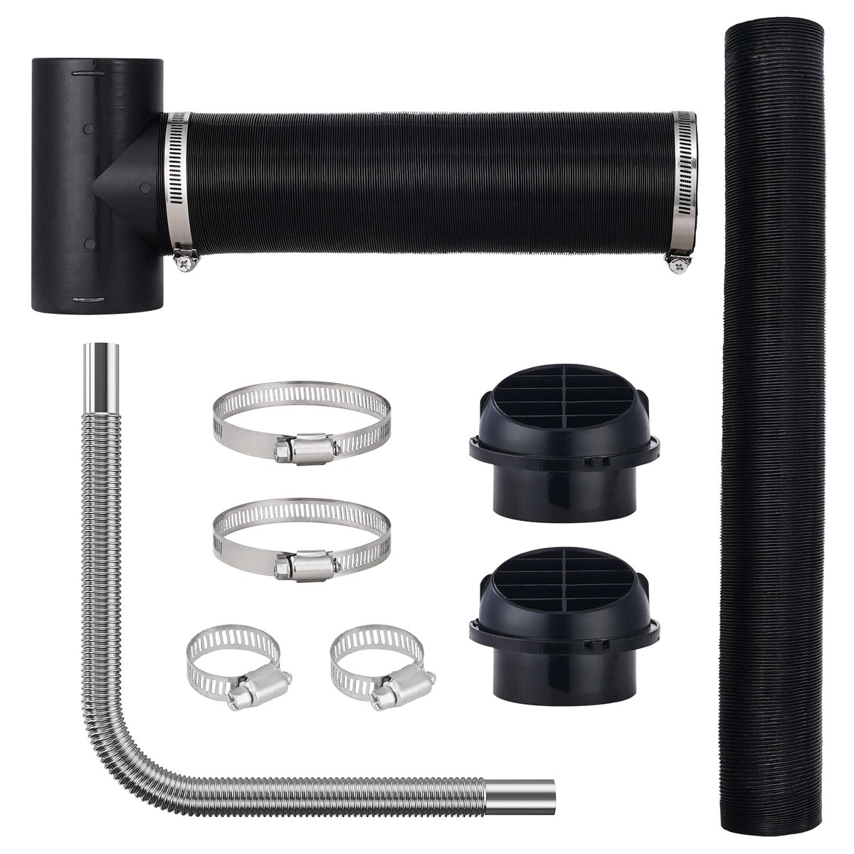 Extendable Heater Air Duct Diesel Heater Ducting Set - 75mm/3 Inch ...