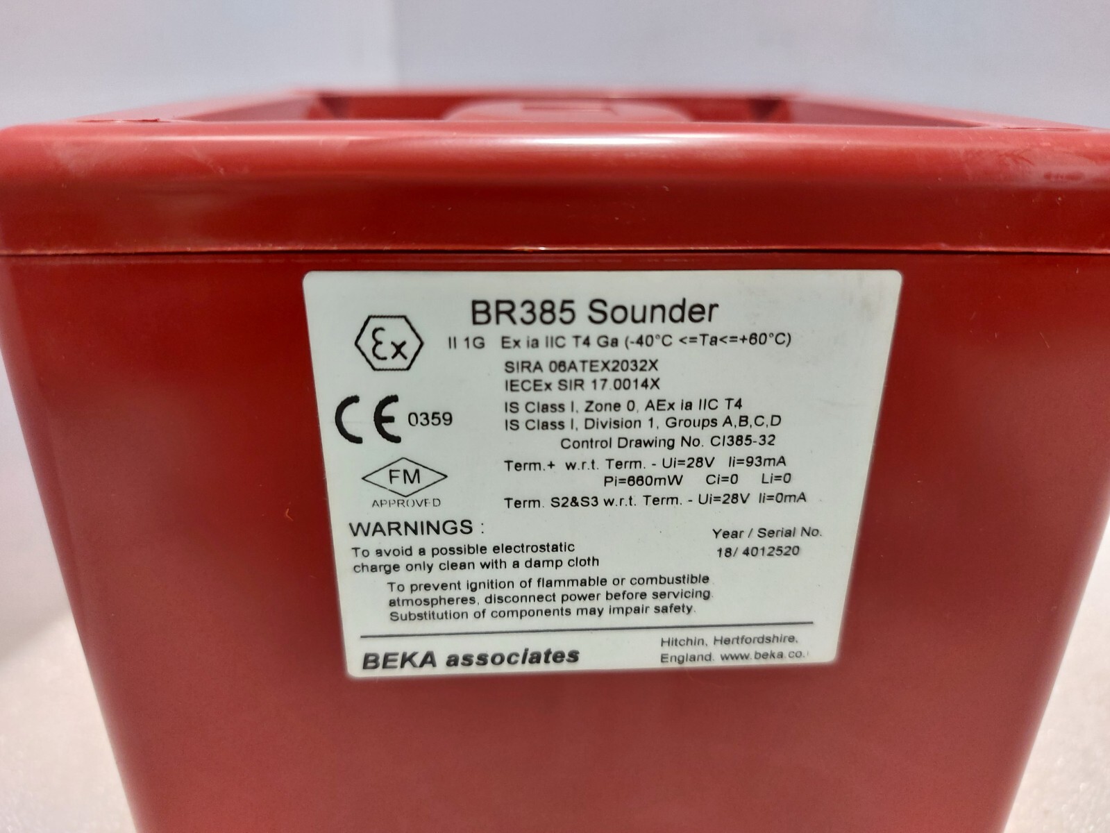 Beka br385 sounder for sale online | eBay