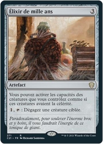 MTG Magic C21 FR - Thousand-Year Elixir/Élixir de mille ans | eBay
