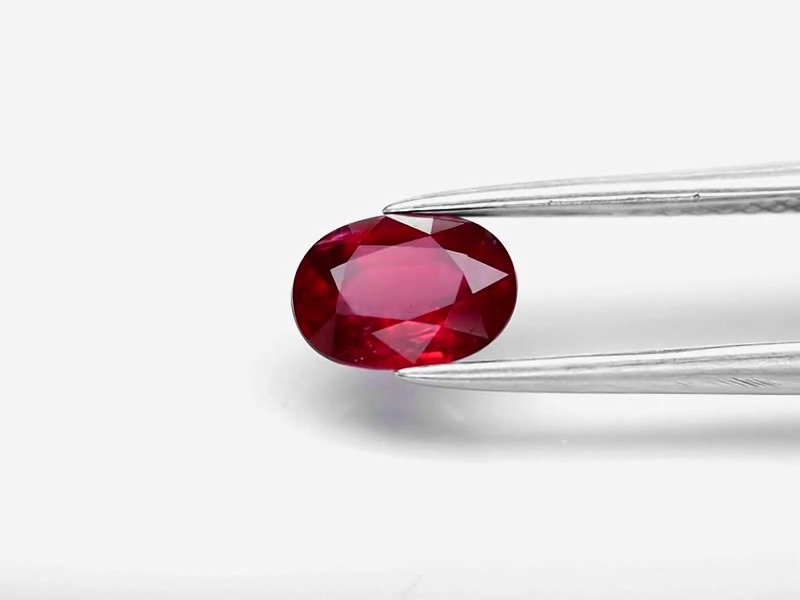 💎AIGS CERTIFIED Unheated 1.22ct Oval Natural Pigeon Blood Red Ruby Tanzania Gem | eBay
