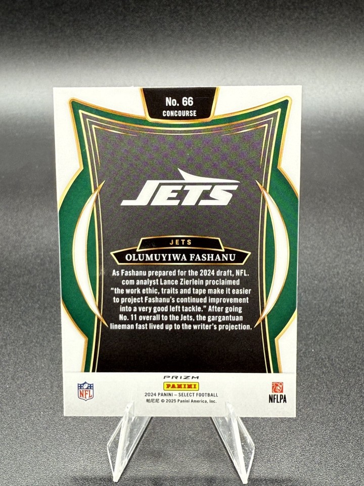 2024 Panini Select - Concourse Olumuyiwa Fashanu Green & Yellow Shock ...