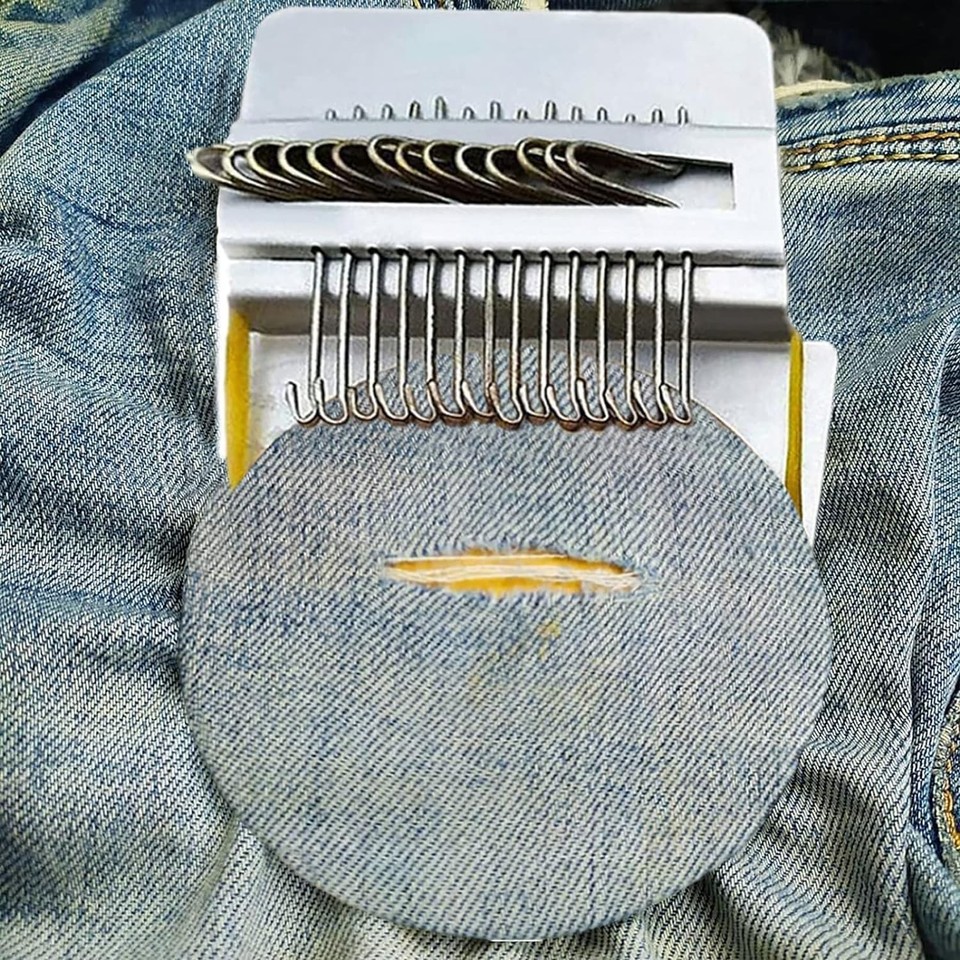 Speedweve Darning Loom Weaving Tool Kit 14 Hooks for Clothing Repair | eBay