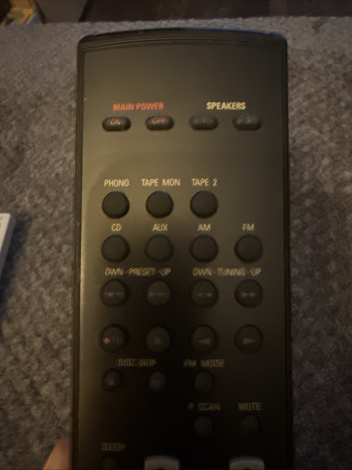 Harman Kardon AVR 5 RC Remote Control HK 3370 Black Tested & Working ...