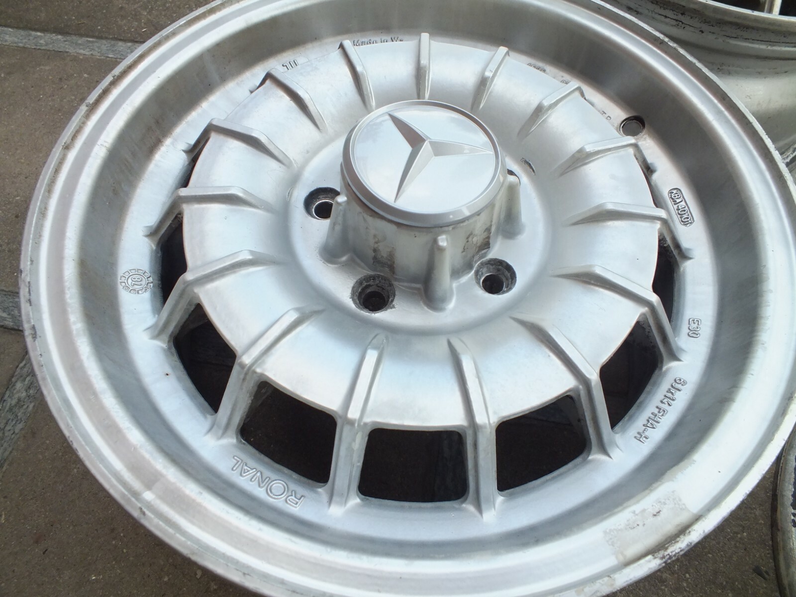 Barockfelgen MB Mercedes R14 6Jx14 FMA-H E30 Ronal W108 W114 W116 W123 ...