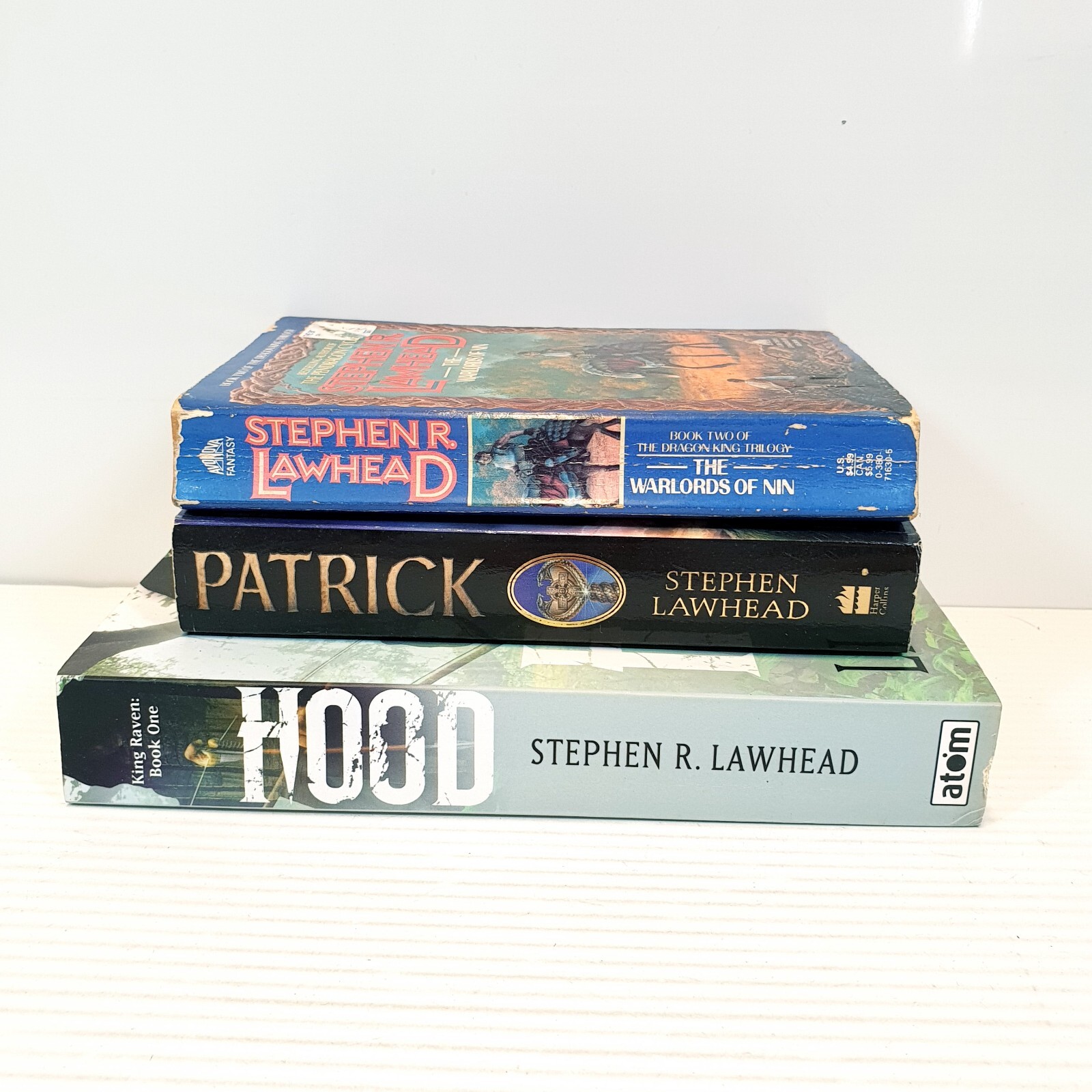 3 x Stephen R. Lawhead Books: Patrick, Hood, Warlords of Nin. Fantasy ...