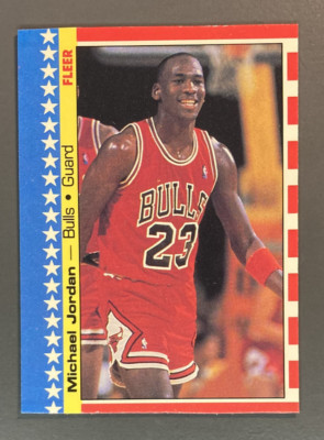 MICHAEL JORDAN 1987 Fleer Sticker 2 OF 11 | eBay