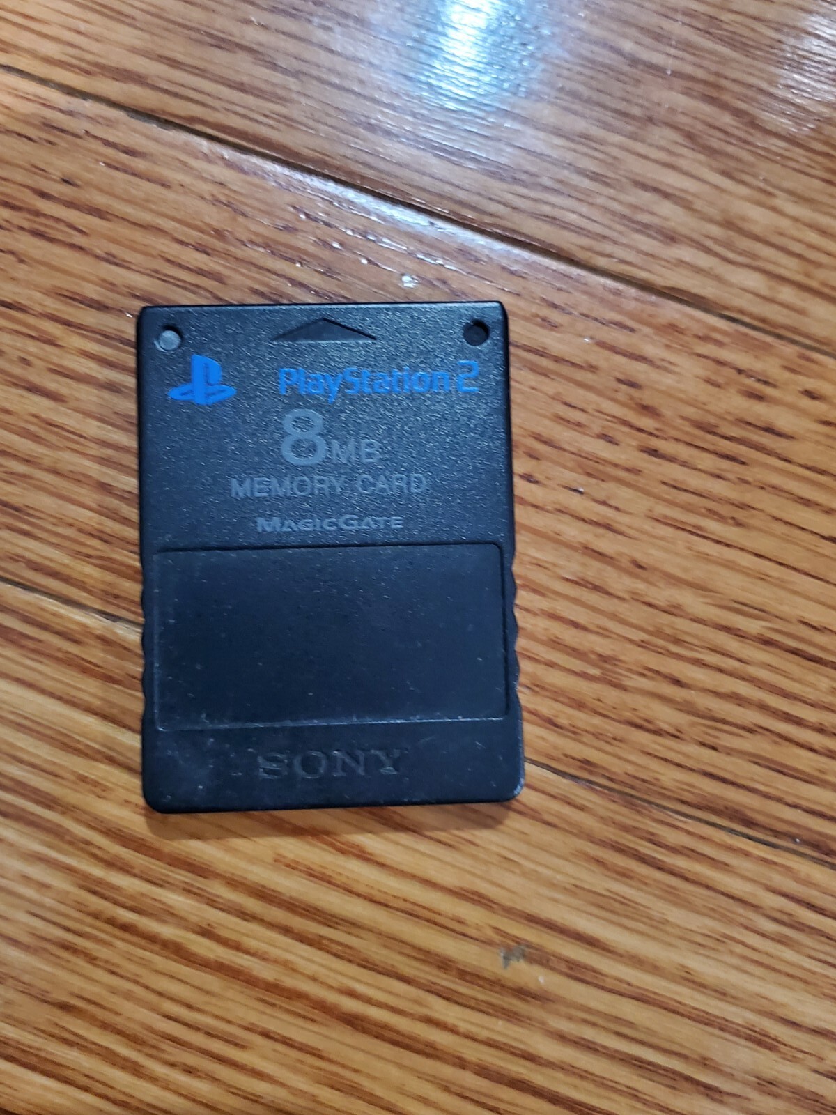 Official Genuine OEM Black 8 MB Memory Card Sony PlayStation 2 PS2 ...