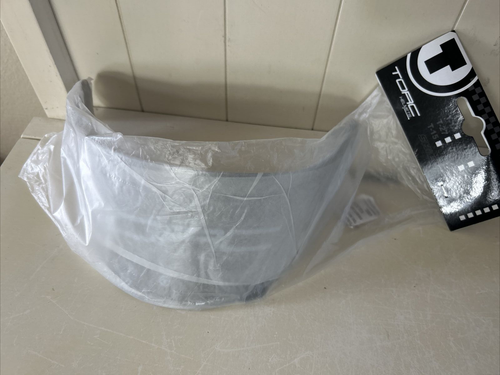 TORC T15 T15B Motorcycle Helmet Replacement Face Shield - CHROME - NEW ...