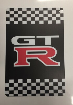 GTR Style 2 Metal Tin Signs - Car GTS Nismo Skyline Racing Workshop Man ...