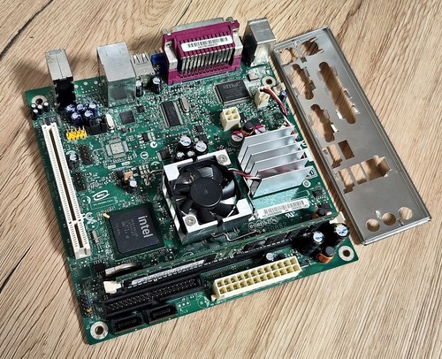 Intel D945GCLF2D E59323-105 mini-ITX DDR2 Motherboard /w ATOM 330 CPU + RAM | eBay