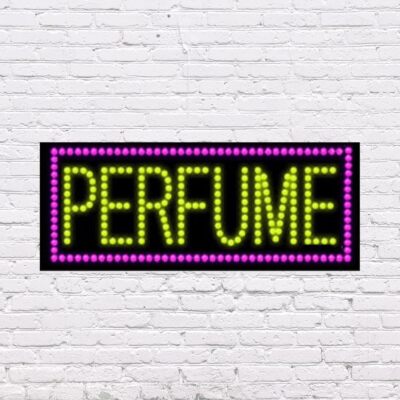 LED Perfume | Light-up Sign | 27"W x 11"H x 1"D | eBay