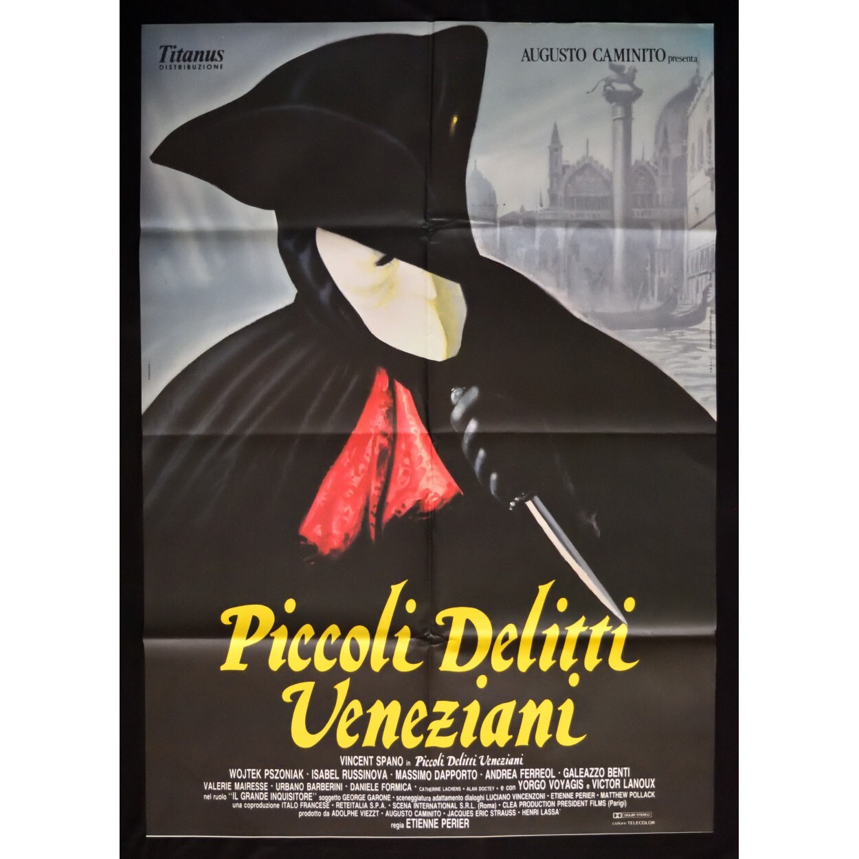 Manifesto Piccoli Delitti Venetians Venezia Vincent Salem Perier A61 ...