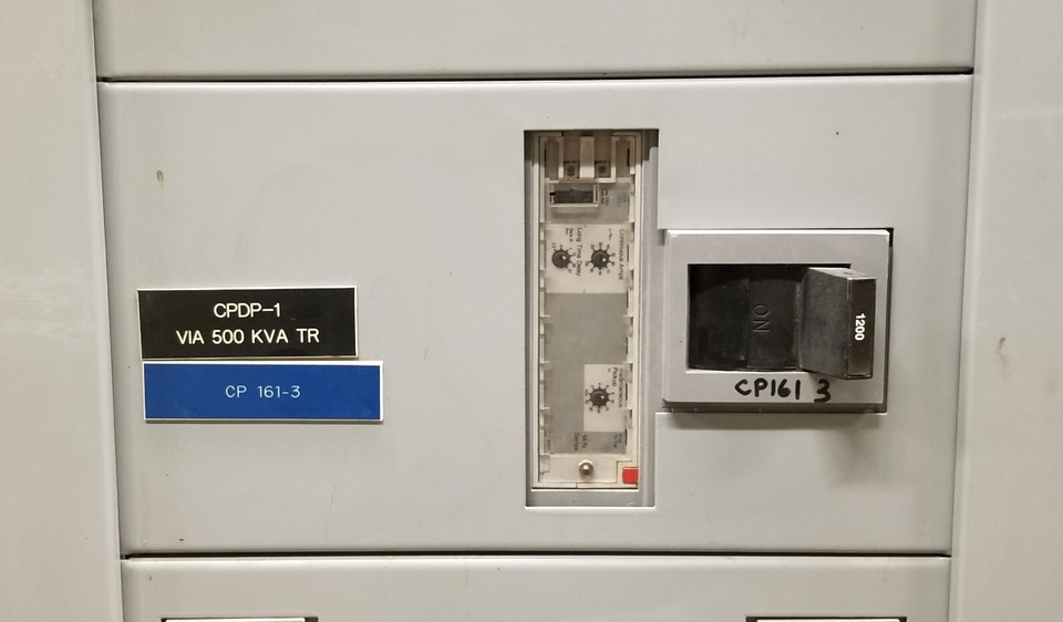 ITE 2000A 2000 Amp 480Y/277V 19 Space Switchboard Panelboard with 1200A ...