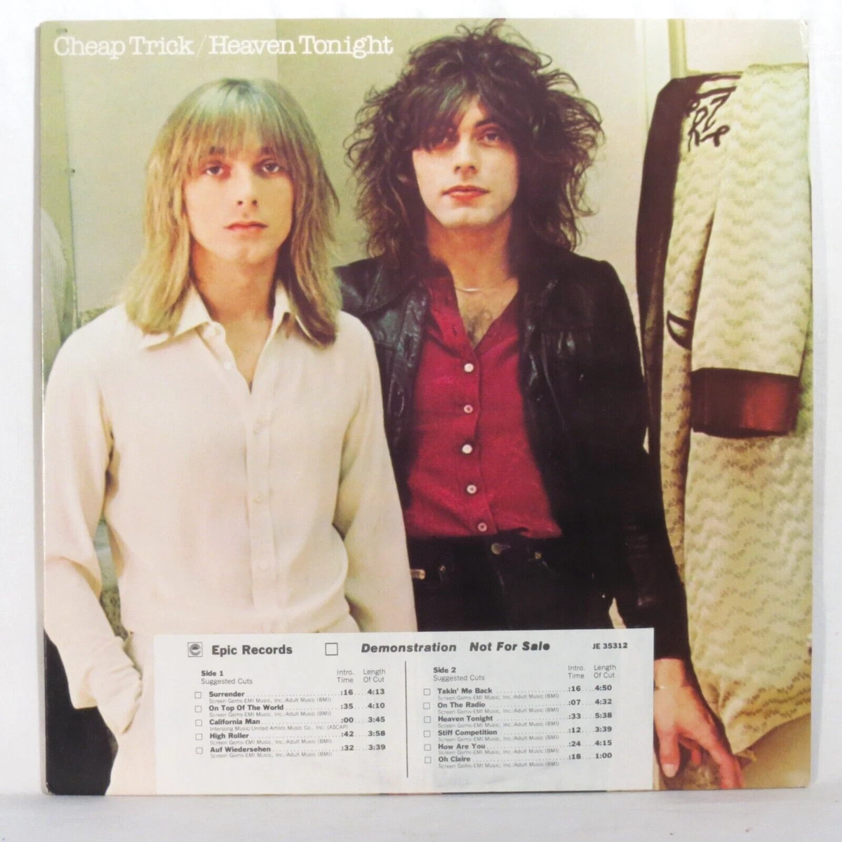 Cheap Trick Heaven Tonight