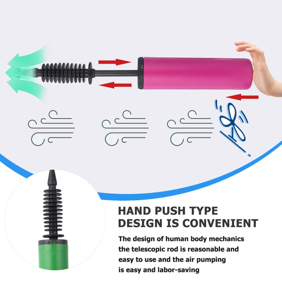 3pcs Balloon Pumps Inflate Air Pump Balloons Inflators Balloon Pump ...