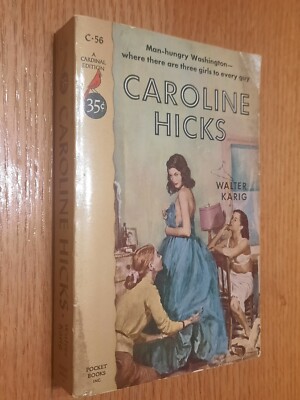 Caroline Hicks Walter Karig Washington DC Romance Tom Dunn Cover 1st Cardinal ED | eBay