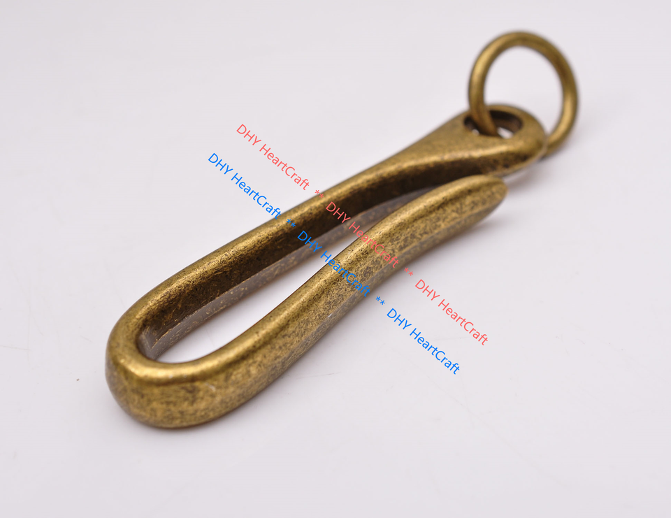 5pc Heavy Quality KeyChain Pocket Key Chain Clip Fish U Hook Antique ...