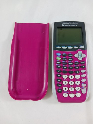 Texas Instruments TI 84 Plus Silver Edition Graphing Calculator Pink | eBay