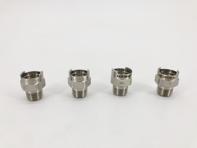 Lot of 4 New Spraying Systems 3/8QJJA-SS Quickjet Nozzles 3/8 W/O Tip ...