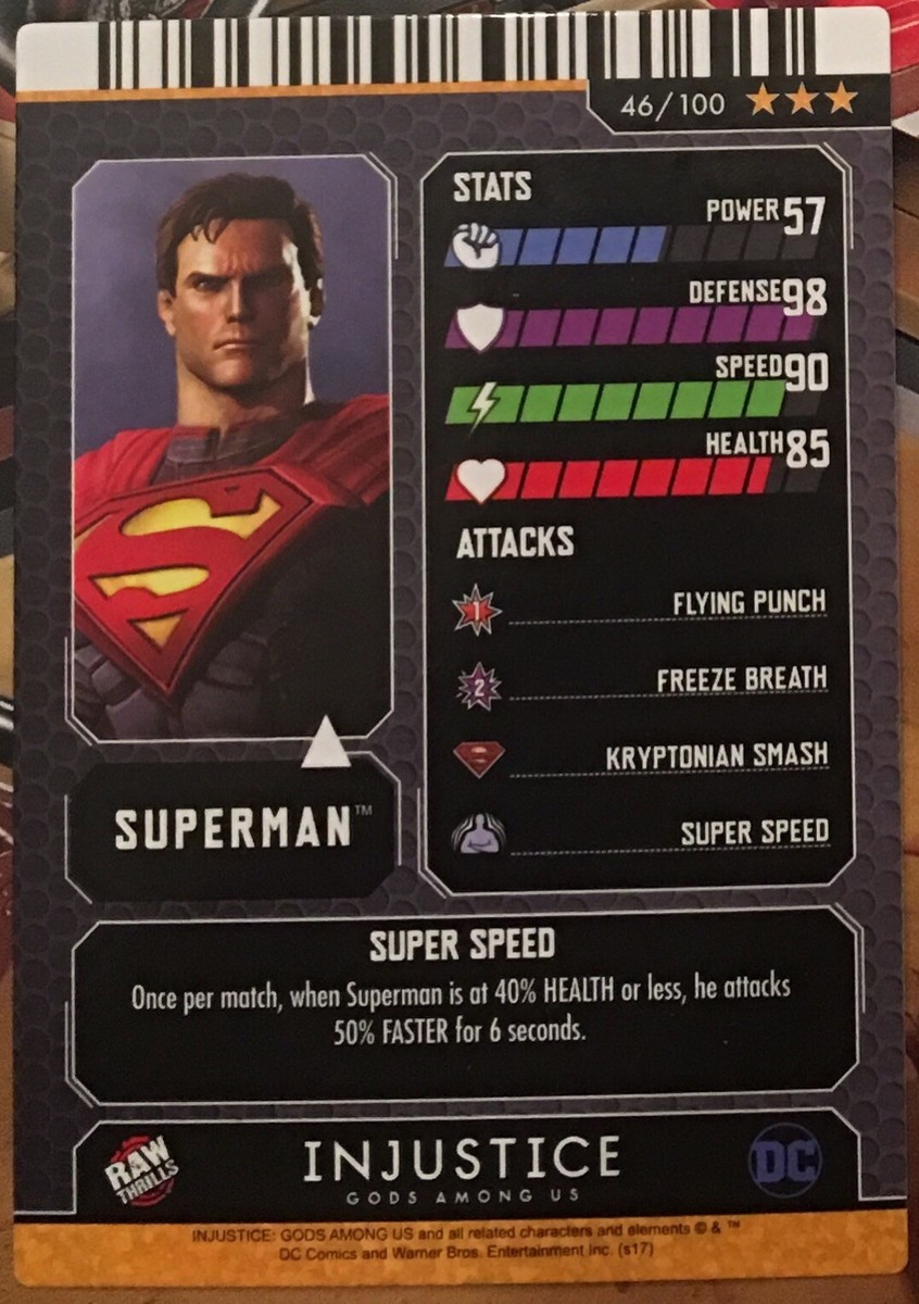 Superman Red Son Injustice Stats