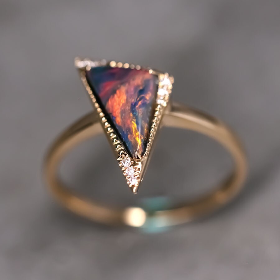 Triangle Wedding Ring