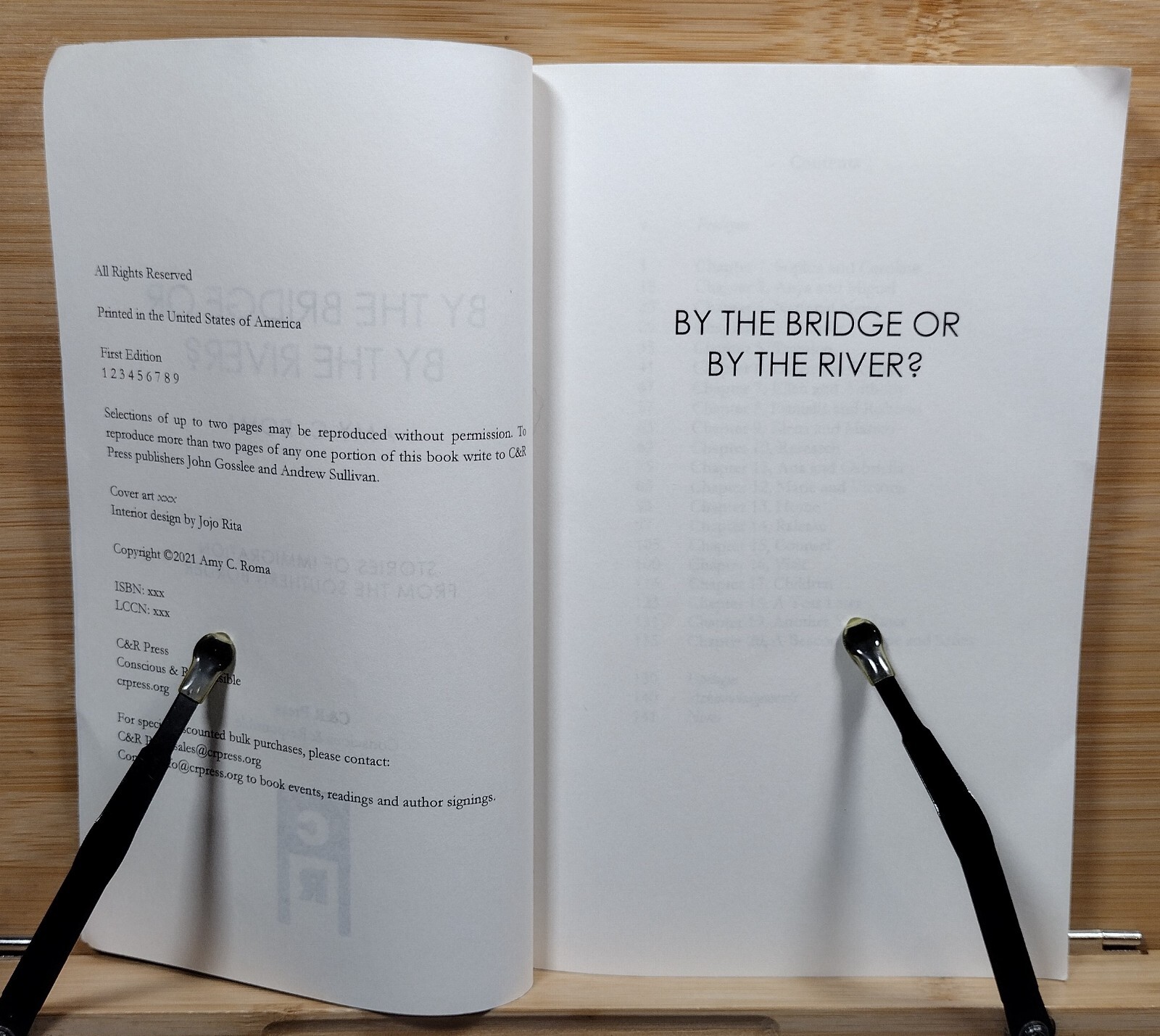 By The Bridge or By the River? by Amy C. Roma (2021, Paperback) FIRST ...