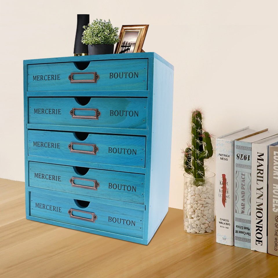 New 5-Tier Drawer Cabinet | Desktop Organizer Box | File Drawer ...