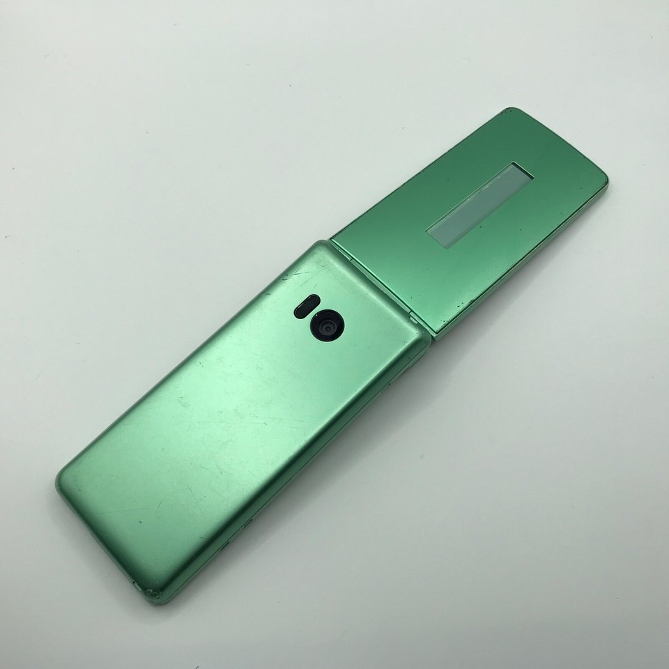 SHARP AQUOS Keitai 3 805SH | Green | Flip Phone | Android | 8 GB ...