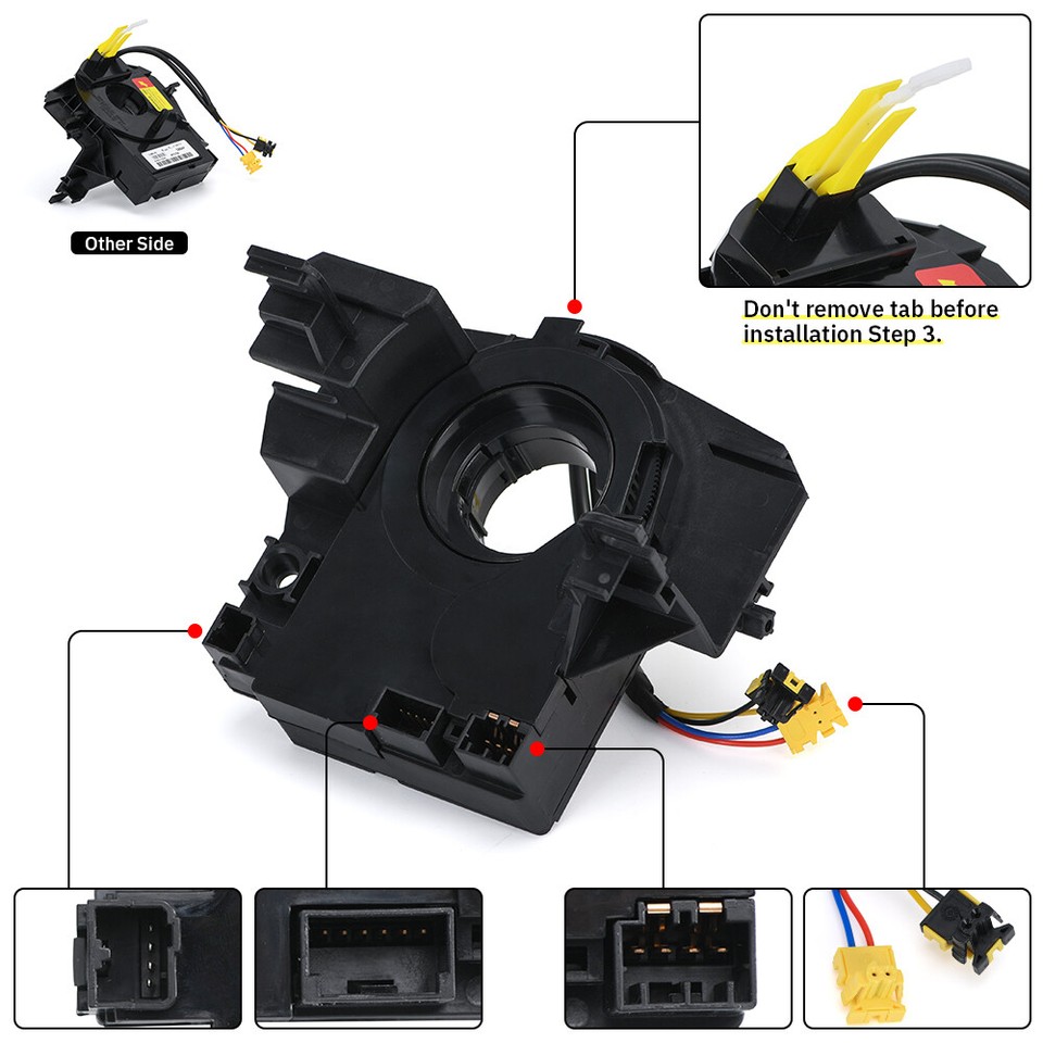 5156106AD New Clock Spring Spiral Cable W/Angle Sensor For Chrysler ...