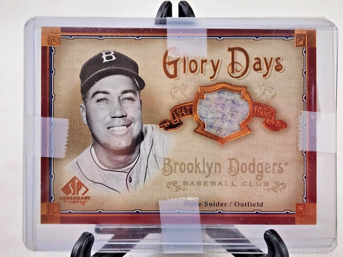 2005 SP Legendary Cuts Duke Snider Glory Days Game-Used Pants LE-SN | eBay