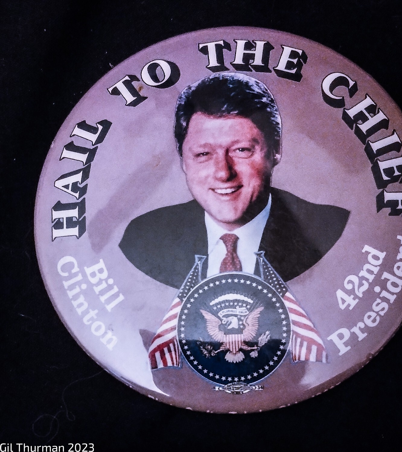 Hail To The Chief-Clinton 1997 Inaugural button political. 2.5" | eBay