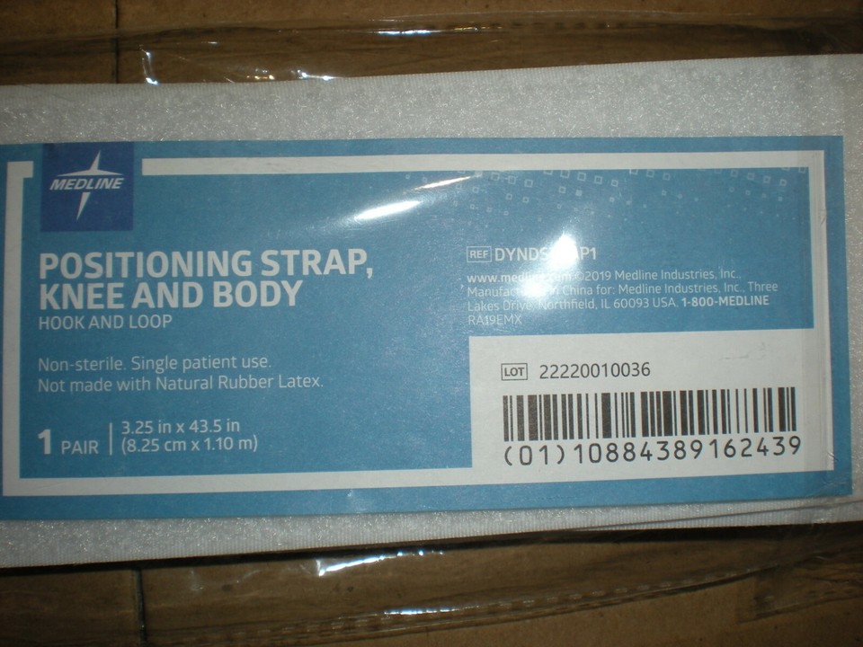 Medline Positioning Strap Knee and Body 3.25" x 43.5" 22220010036 | eBay