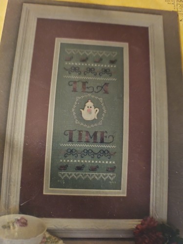 Earth Threads Tea Time Cross Stitch Pattern | eBay