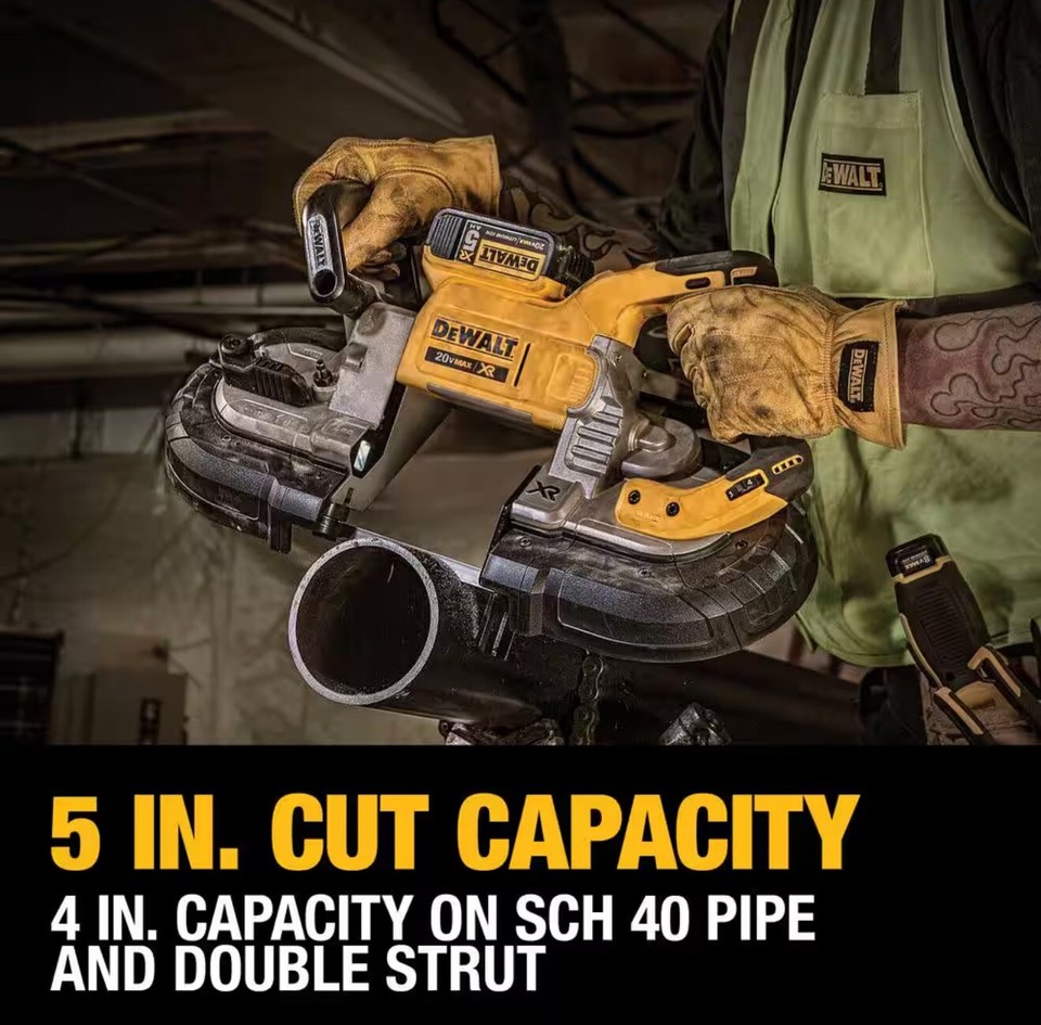 DEWALT 20V MAX XR Cordless Brushless Band Saw (Bare Tool) DCS374B Brand ...