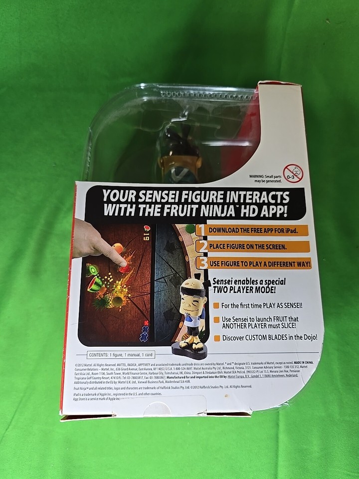 Mattel Apptivity Fruit Ninja Sensei Brand New NOS | eBay
