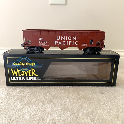 Weaver Ultra Line Union Pacific Railroad 3 Bay Offset Coal Car O Gauge ...