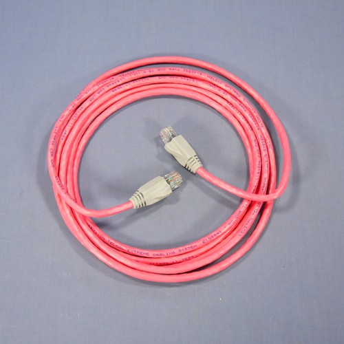 Leviton Cat6 Cable Red 10 Ft Ethernet Patch Cord Network Booted Cat6 ...